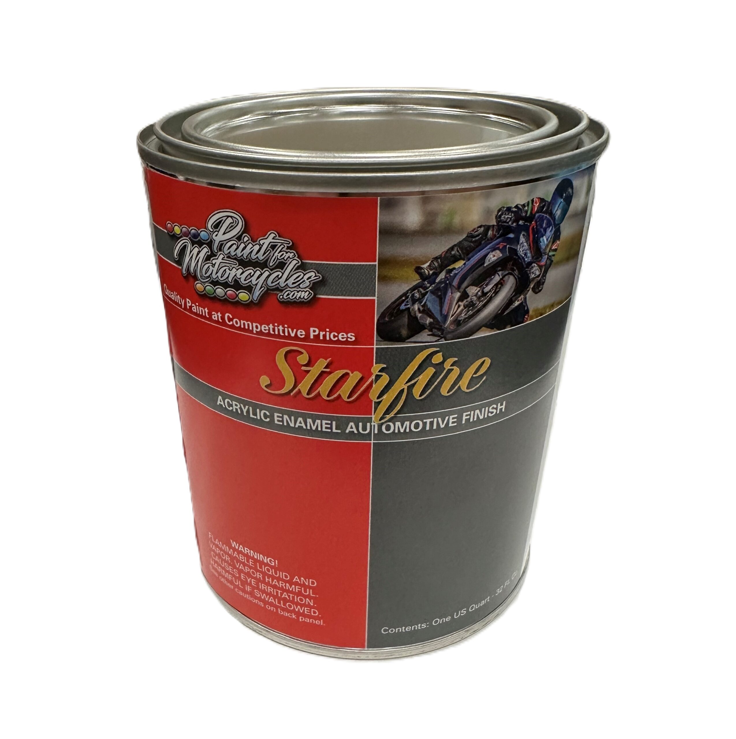 Starfire Acrylic Enamel Motorcycle Paint - Arctic White - 1 Quart ...